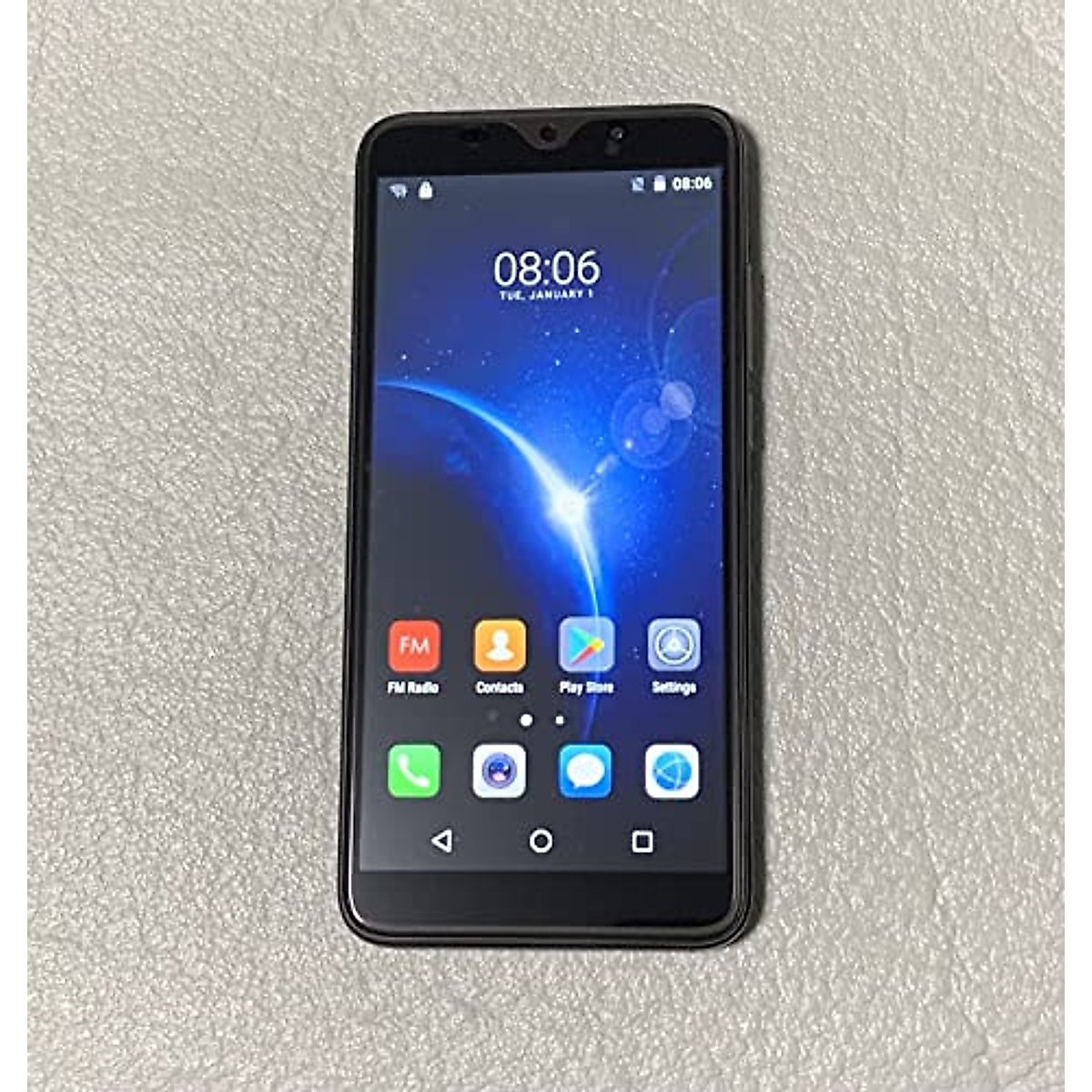zsddzzy Smartphone，N25 Unlocked Cell Phone，Dual SIM Card，5.72-inch Screen，1GB RAM ，8GB ROM，Front and Rear Cameras，Supports The SIM Card 3GWCDMA：850/2100MHZ(Black