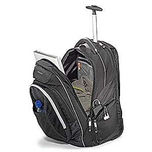 Samsonite Tectonic Wheeled Backpack, Black, 17-Inch