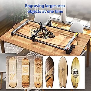 ATOMSTACK Engraving Area Expansion Kit for ATOMSTACK X7 Pro, X7, S10 Pro, A10 Pro, A5 M50 Pro Engraving Machine, Expand The Engraving Area to 850x410mm, Same Color Original Metal Profile