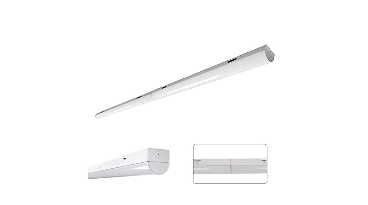CLT 56W 8-Foot LED Shop Light - Dimmable & Damp Location Ready