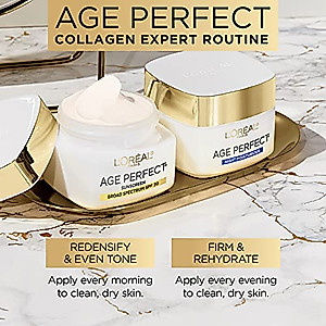 L'Oreal Paris Age Perfect Collagen Expert Anti-Aging, Anti-Wrinkle Night Moisturizer 2.5 oz