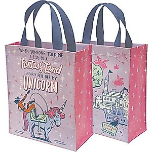 Primitives by Kathy When Someone Told Me I Live In A Fantasy Land, I Nearly Fell Off My Unicorn Tote Bag 8.75” x 10.25” x 4.75”