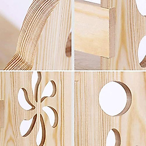 PSVOD Bookshelf Simple Desktop Bookshelf Wooden Combination Small Bookshelf Natural Texture Desktop Organizer Display Stand 35×20×30 cm Storage Shelf bookends