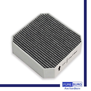 PUREBURG Replacement HEPA Pre-Filter Fits Molekule Air Purifier, High-efficiency Activated carbon 2-in-1 Air Clean Dust VOCs,2-Pack