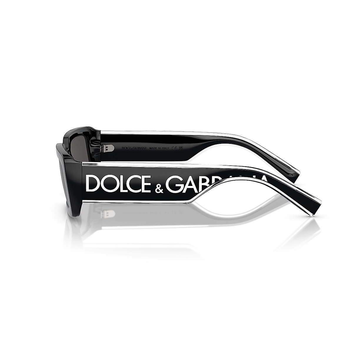 Dolce & Gabbana DG6187-501/87 Sunglasses BLACK w/DARK GREY 53mm