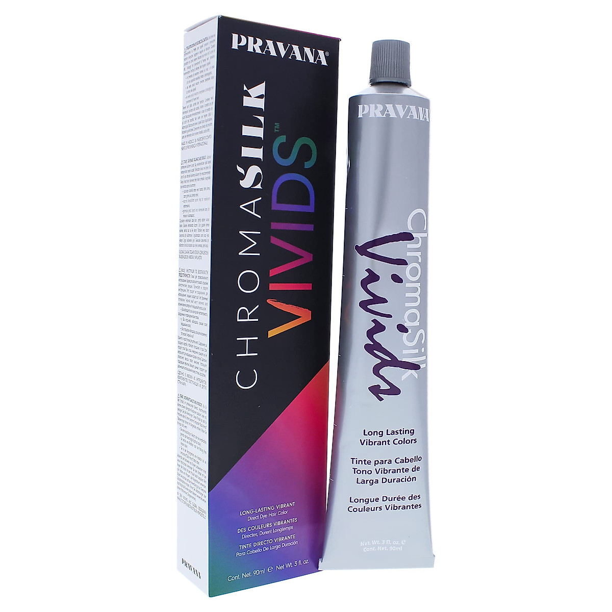 Pravana Chromasilk Vivids Long-lasting Vibrant Color - Pink, 3 Ounces