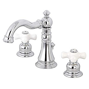 Fauceture FSC1971PX American Classic Widespread Bathroom Faucet with Pop-Up Drain, Polished Chrome