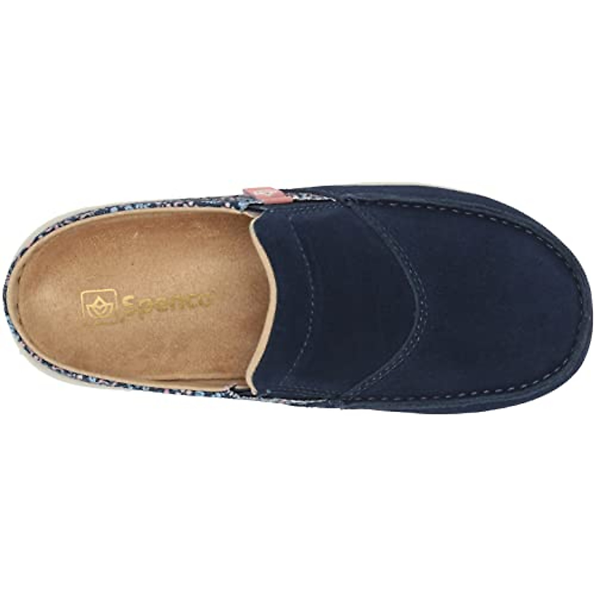 Spenco Women's Siesta Via Slide Clog, Peacoat Floral, 9