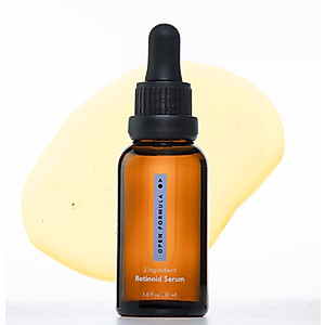 Open Formula Retinoid 5% Serum For Fine Lines, Dark Spots & Uneven Skin Tone. Get The Benefits Of Retinol Without The Irritation. Anti Aging & Anti Wrinkle Face & Eye Moisturizer