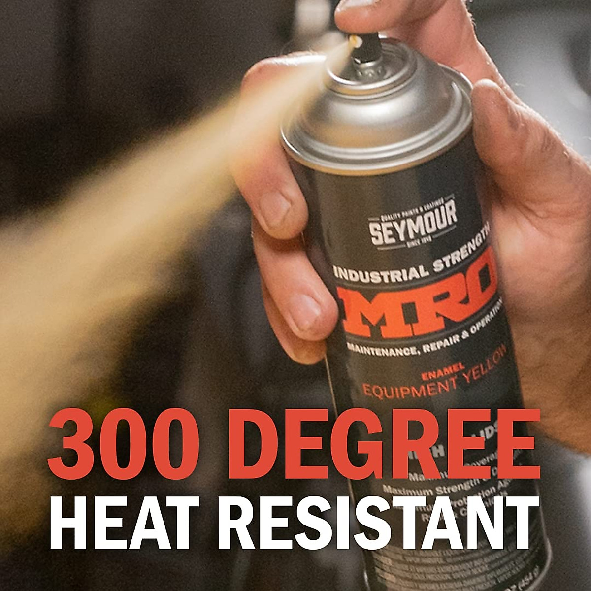 SEYMOUR 620-1425 Industrial MRO High Solids Spray Paint, Light Blue 16 Ounce (Pack of 1)