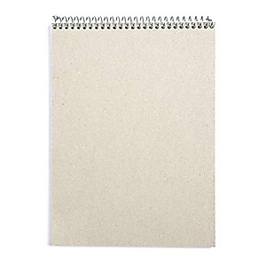 Mintra Office TOP BOUND Durable Spiral Notebooks (Lavender, Salmon, Sage Green, College Ruled 3pk)