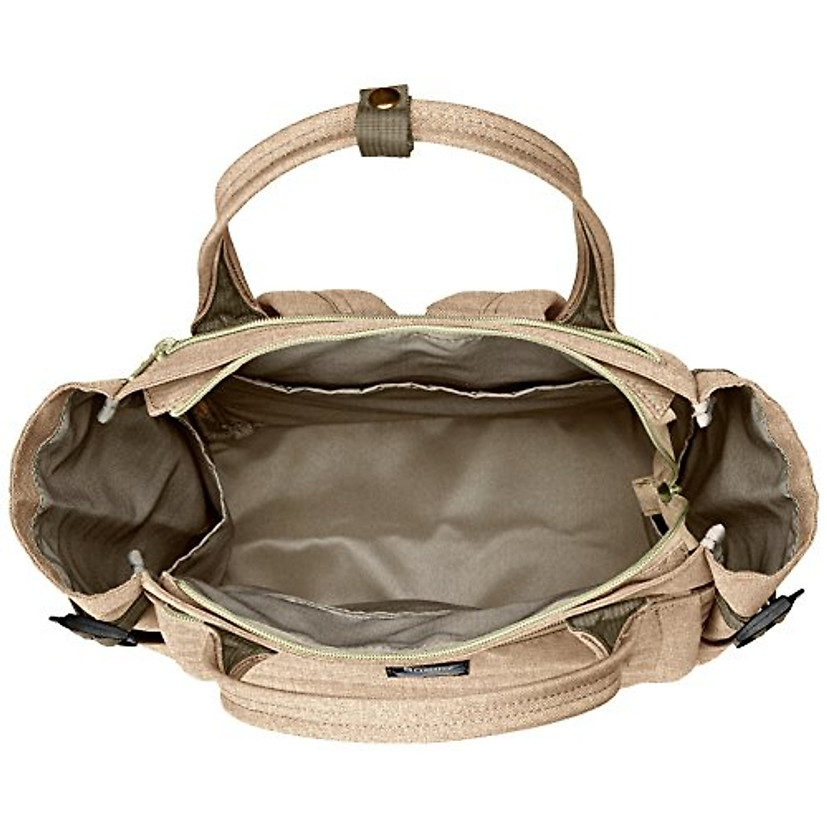 anello(アネロ) Women Regular 2-Way Tote Backpack, Biege