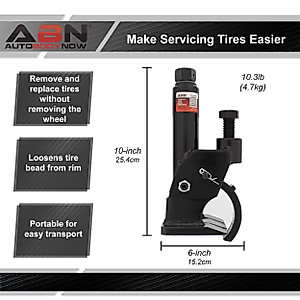 ABN Manual Tire Bead Breaker Jack - Powerful Bead Breaking Manual Tire Changer Tool for Motorcycle to Tractor