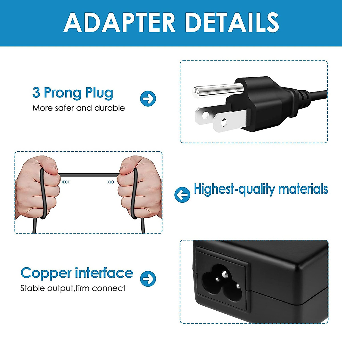 Jantoy AC Adapter Charger for Ultimate Ears UE Hyperboom S00175 Wireless Party Speaker