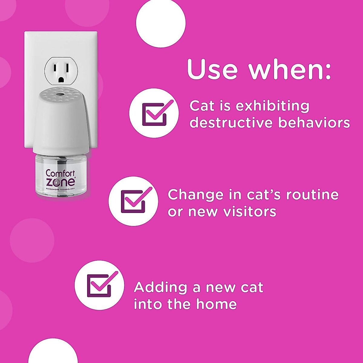 Comfort Zone Basic Calming Diffuser Kit for Cat Calming