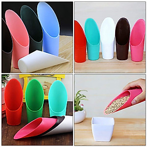 Yardwe Bonsai Soil Scoop 5pcs Gardening Shovel Tools Garden Bucket Scoop Potting Scoopers Plant Bucket Shovel Succulent Plants Scoop Bonsai Plant Soil Plastic Plant Soil Scoop