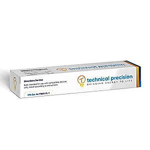 Technical Precision Replacement BF-190 Bulb for Flowtron BK-40D Electronic Insect Killer Bug Zapper Bulb for Anti Mosquito Control - Overall Length 10.25 Inches - 1 Pack