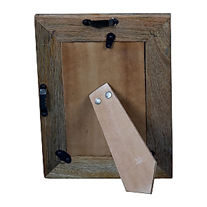 Foreside Home & Garden Blue and White Resin 4x6 Inch Wood Decorative Picture Frame FFRD09977