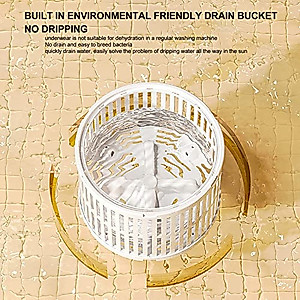 TOPINCN Mini Washing Machine, US Plug 100‑240V Blue Light Household Portable Washer for T Shirts Underwear Socks, 4.5L 2000mA Washer