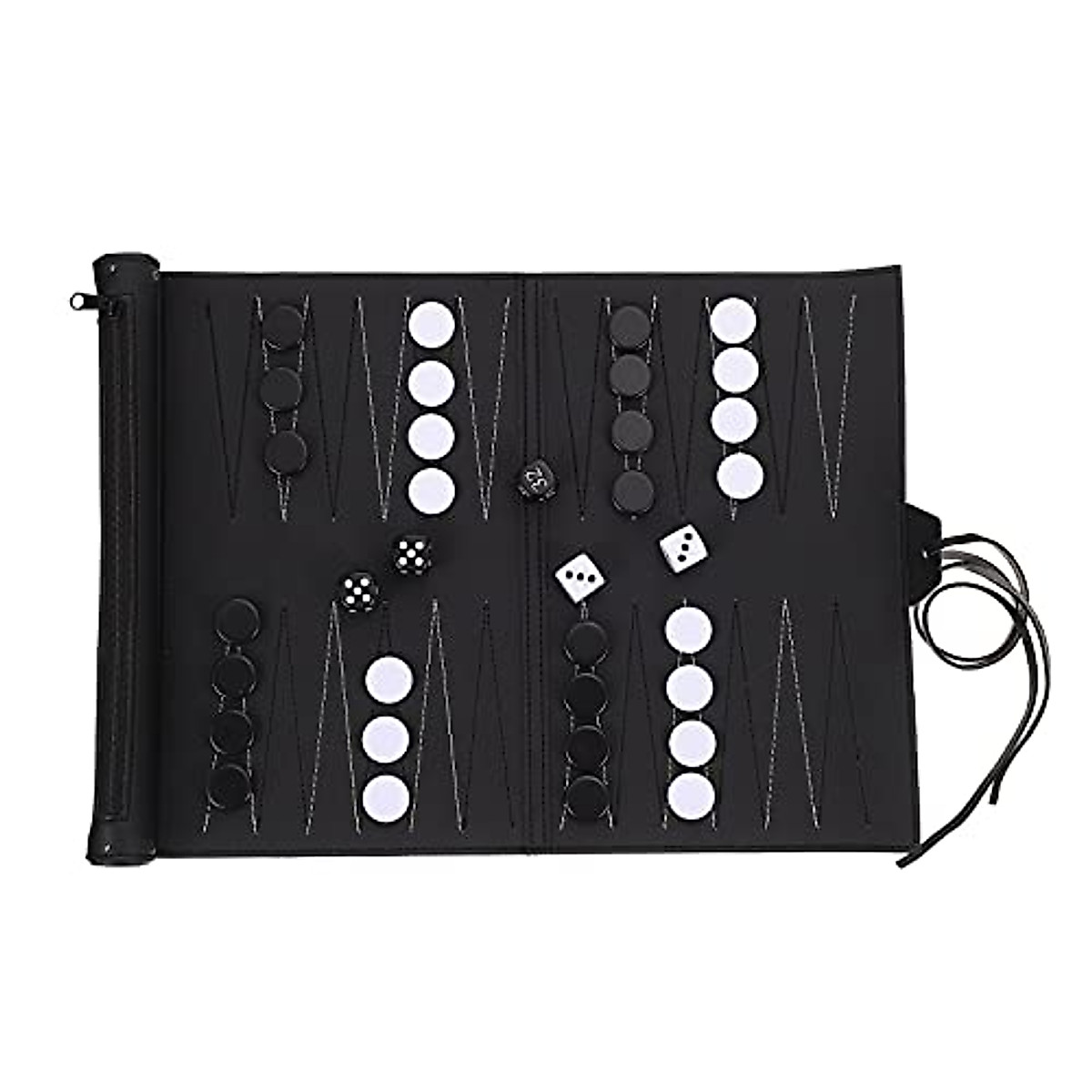 STOBOK Travel Accessories Travel Accessories Travel Accessories Backgammon Chess Board Travel Backgammon Get The Games Out Backgammon Roll Up Backgammon Chessboard Roll Up Chessboard Travel Set