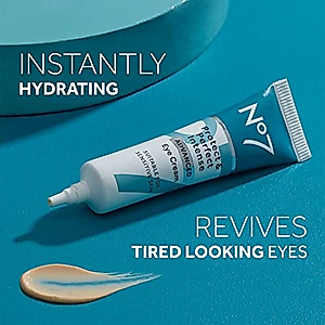 No.7 Protect & Perfect Intense Advanced Eye Cream - Under Eye Cream for Dark Circles and Puffiness - Sensitive Skin Anti Wrinkle Eye Cream + Puffy Eyes Treatment (15ml)