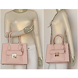 MICHAEL Michael Kors Women's Bridgette Medium Ballet Tote Leather Handbag (Ballet)