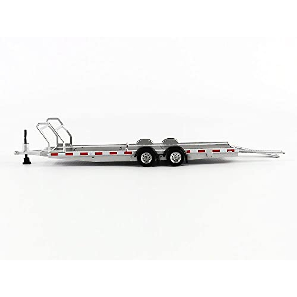 Truescale Miniatures Car Hauler Trailer Type A Silver 1/64 Diecast Model by True Scale Miniatures MGTAC15