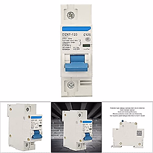 YWBL-WH Circuit Breaker DZ47-125 1P Current 30mA Leakage Air Switch 0.1S 7.5KA (125A)