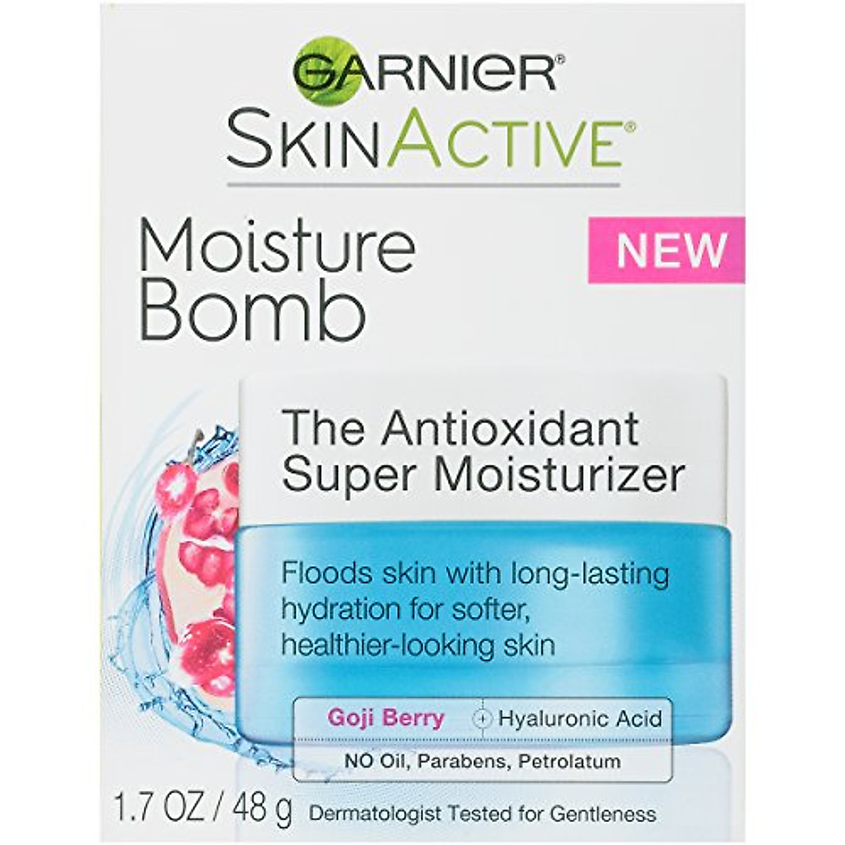 Garnier SkinActive Gel Face Moisturizer with Hyaluronic Acid, 1.7 Ounce
