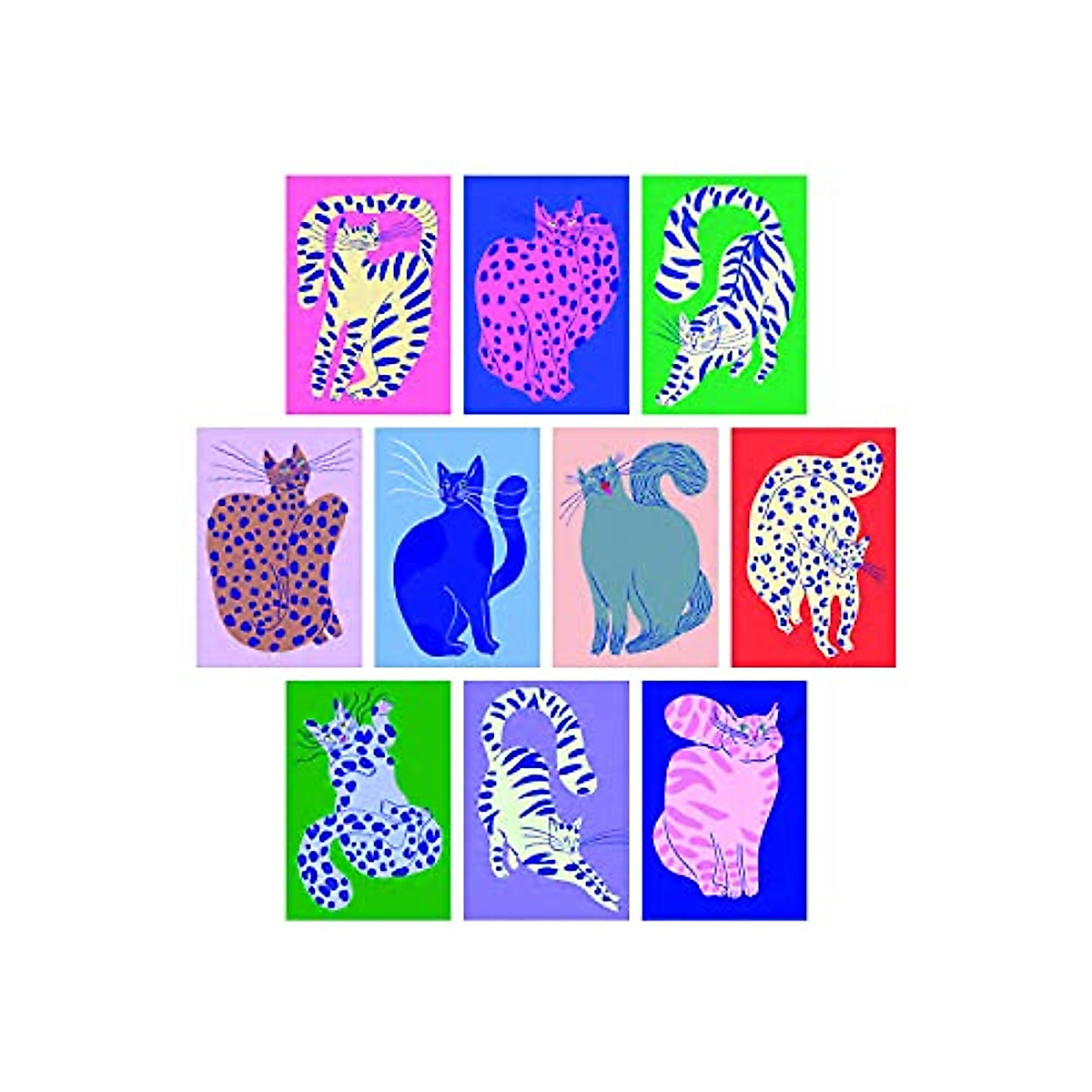 Princeton Architectural Press Cat Box: 100 Postcards by 10 Artists