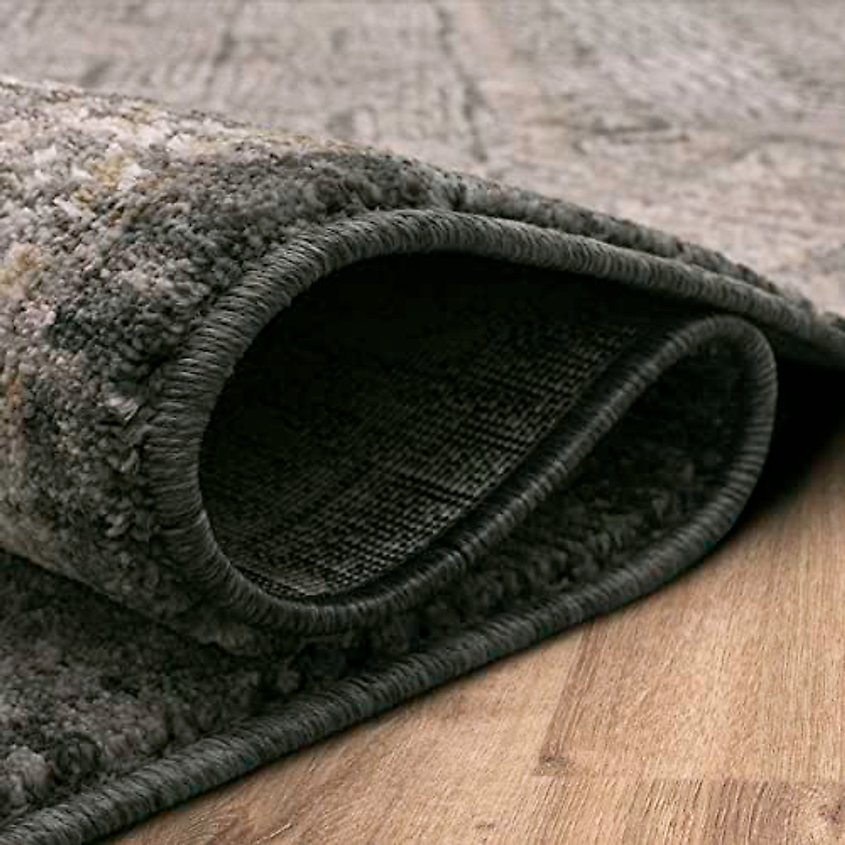 Mohawk Home Branley Transitional Geometric Ornamental Gray 1' 11" x 10' Area Rug Perfect for Living Room, Dining Room, Office