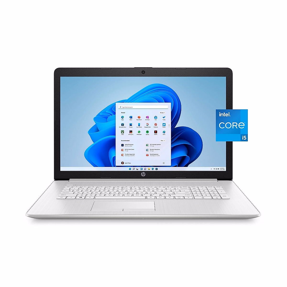 New 2022 HP 17.3" FHD IPS Display, 11th Gen Intel Core i5-1135G7(Beats i7-8500), Windows 11 Home, 8GB RAM, 512GB SSD, Wi-Fi 5, Bluetooth, HDMI, Webcam