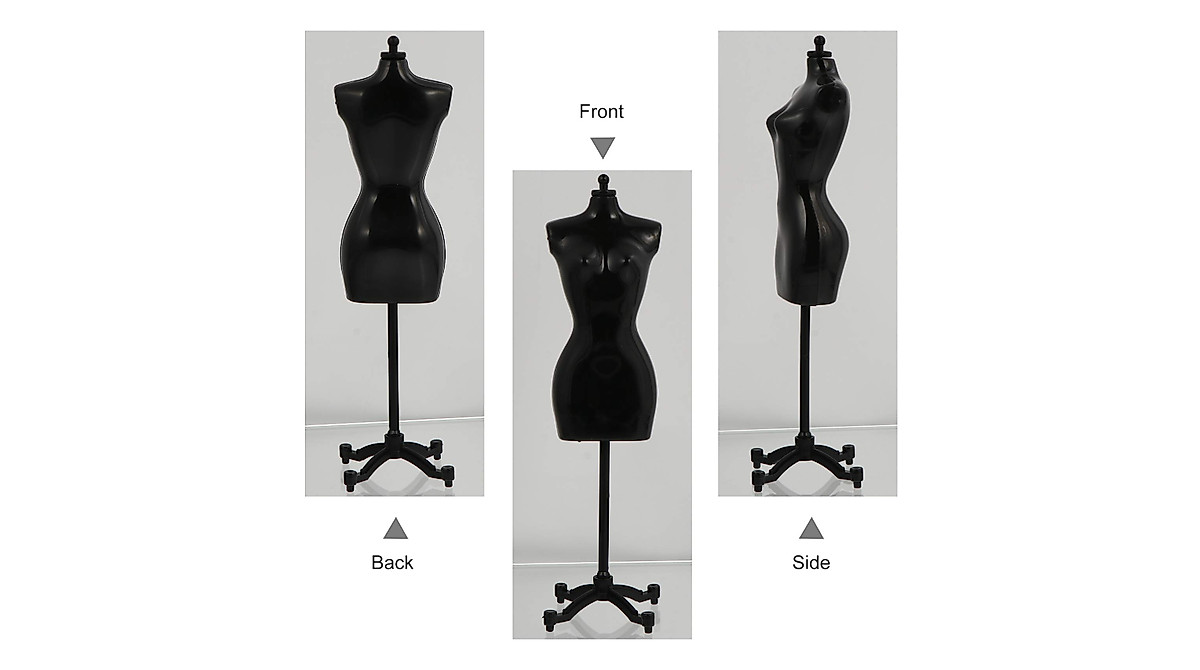 EXCEART 4pcs Doll Dress Form Display Stands