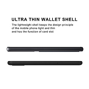 HAII Card Holder Case for OnePlus 10 Pro 5G, Premium PU Leather Wallet Case with Card Slots Shockproof Protective Case for OnePlus 10 Pro 5G 2022 (Gray)