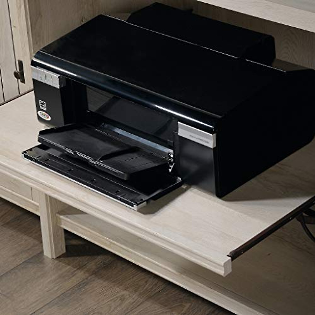 Sauder Costa Credenza, Chalked Chestnut finish