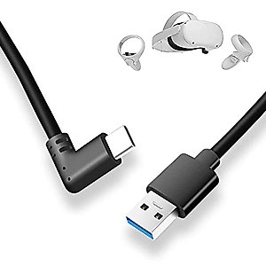 VeeR Link Cable 10FT Compatible with Meta/Oculus Quest 2 Accessories, USB C Cable Quest 2 Link Cable Compatible with PC/Steam VR, High Speed Data Transfer & Fast Charging Cord E-Marker Included