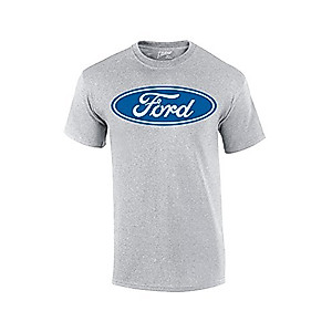 Ford Oval Logo T-shirt Official Ford Motor Company Crest Car Enthusiast Tee Classic Retro Performance-Sports-6Xl