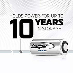 Energizer 123 Lithium Batteries (12 Pack), 3V Photo Batteries