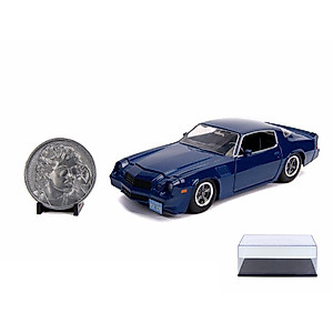 ModelToyCars Diecast Car w/Display Case - Chevy Camaro Z28 w/Collectible Coin, Stranger Things- Billy's Car - Jada 31110-1/24 Diecast Car