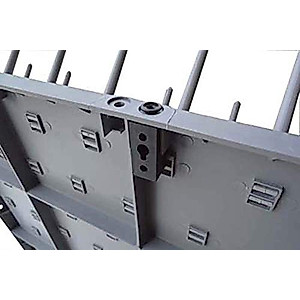 YTFLOT Lab Supply Drying Rack Pegboard Bench-top Wall-Mount Laboratory Glassware 52 Detachable Pegs Lab Drying Draining Rack Cleaning Equipment (Grey)