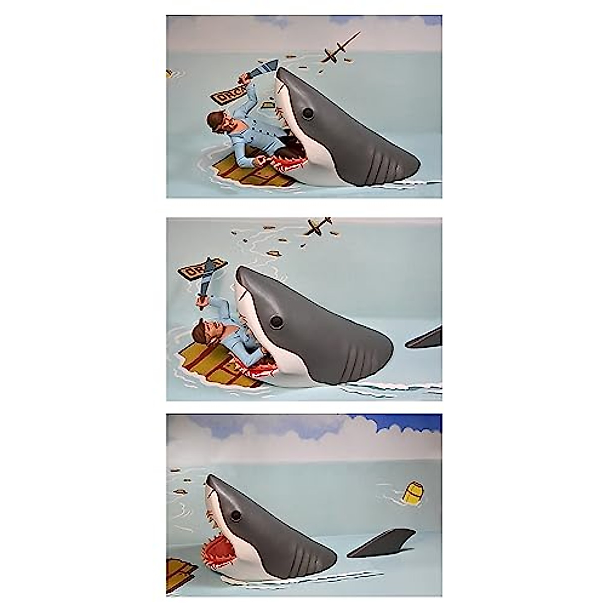 NECA - Jaws Toony Terrors Jaws & Quint 6 Action Figure 2Pk