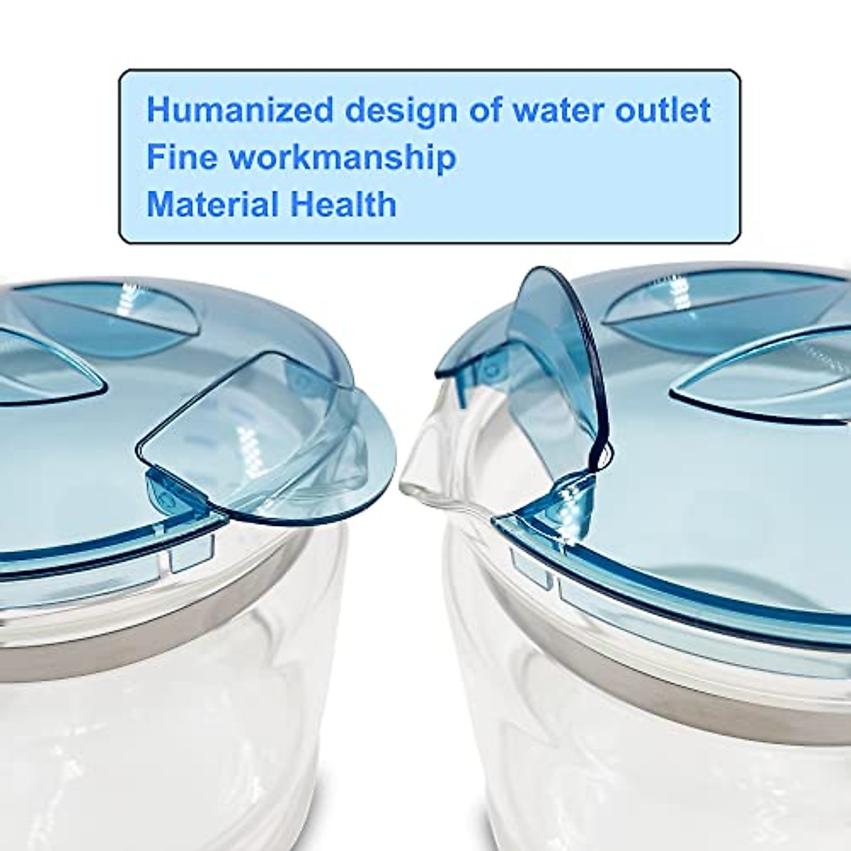 Xcivi 1 Gallon/ 4L Glass Carafe for Distiller, Replacement Glass Collection Bottle, Distiller Water Container, Compatible with Megahome and Other Countertop Water Distiller