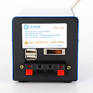 20W Hand Cranked Generator Multifunction Portable USB Charging Emergency Dynamotor Manual Hand Crank Generator for Outdoor Camping Survival Activities Phone Charger