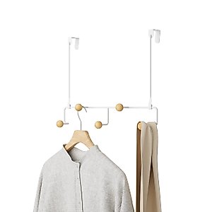 Umbra Estique Over the Door Hook, White,Small