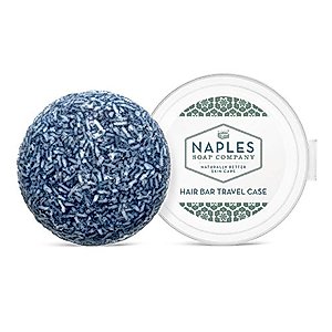 Naples Soap Company Solid Shampoo Bar for All Hair Types – Eco-Friendly, Free of Parabens, Alcohol, Pthalates – Handmade, pH Balanced, Hydrating Haircare, Lasts 50-75 Uses – Boyfriend, 1.75 oz