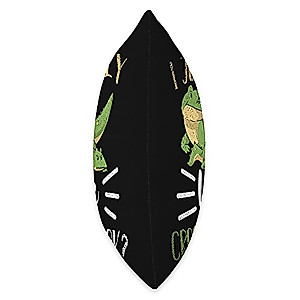 Crocodile Animal Gift Funny Alligator I Just Really Like Ok Crocodile Throw Pillow, 18x18, Multicolor