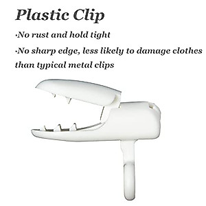 Babygoal Neutral Pacifier Clips, 6 Pack Binky Paci Holder and Leash for Boys and Girls Fits for Most Pacifier, Binkie Styles & Baby Teethers & Toys and Gift 6PS10