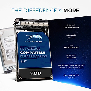 12TB 7200 RPM SATA 6Gb/s 3.5" HDD for Dell PowerEdge Servers | Enterprise Hard Drive in 13G Tray