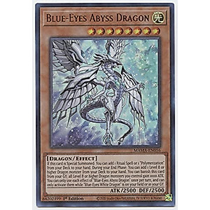 Blue-Eyes Abyss Dragon - MAMA-EN056 - Ultra Rare - 1st Edition