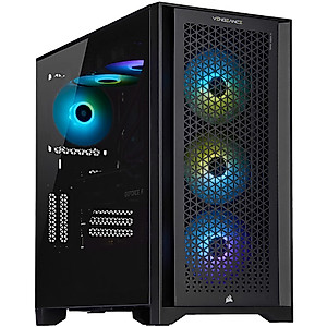 Corsair Vengeance i7300 Series Gaming PC (Liquid Cooled Intel® Core™ i5 12600K CPU, NVIDIA® GeForce RTX™ 3070 Graphics, 16GB Vengeance RGB PRO DDR4 Memory, 1TB M.2 NVMe SSD) Black